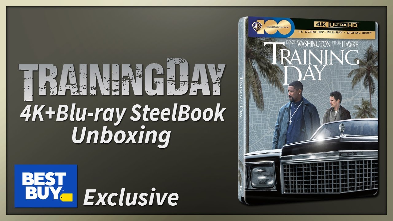 Training Day Best Buy Exclusive 4k 2d Blu Ray Steelbook Unboxing Youtube