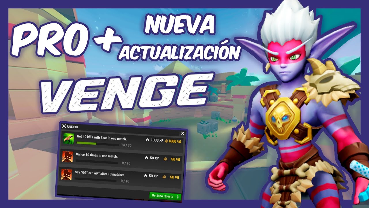COMO SER PRO en VENGE.IO | NUEVA ACTUALIZACIÓN VENGE.IO | Desafíos ...