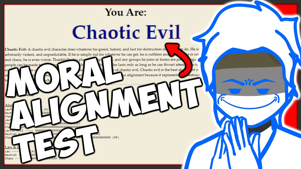 I Took A Moral Alignment Test! - YouTube