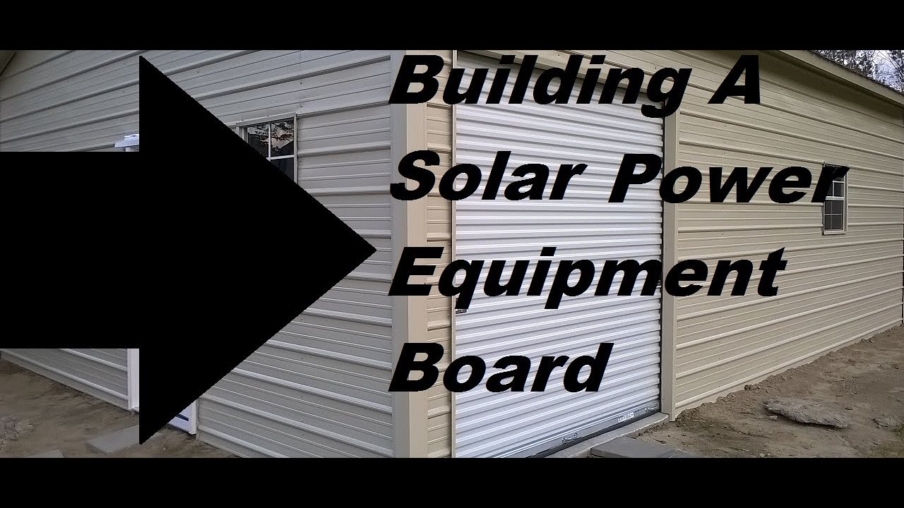 Building a Solar Power Equipment Board - YouTube