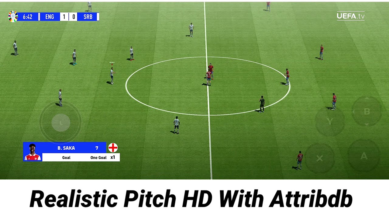 Realistic Pitch HD With attribdb PC | Fifa 16 Mobile Mod FC25 - YouTube