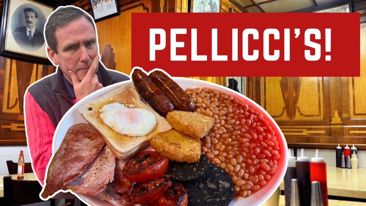 Reviewing PELLICCI'S HUGE BREAKFAST - THE BEST CAFE IN LONDON! - YouTube
