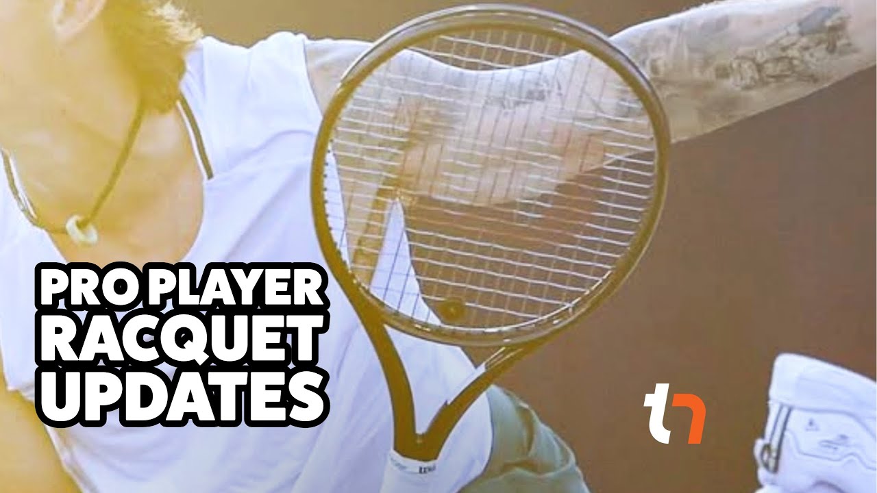 More Blacked-out Racquets! Pro player updates, July 2025 - YouTube