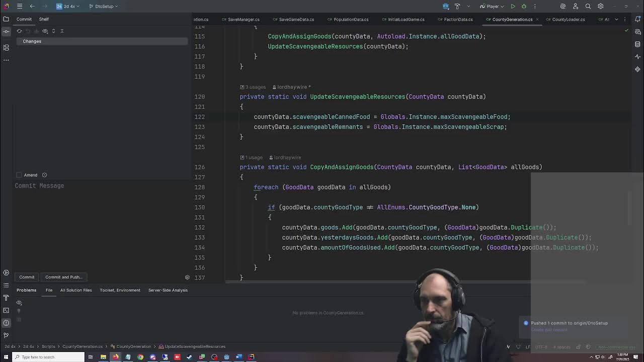 Let’s Make a 2D 4X – Godot .Net C# - More copy and pasting of the DTOs! - YouTube