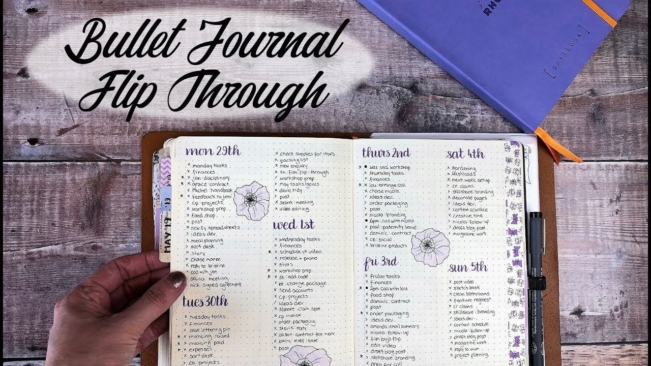 Bullet Journal Flip Through | Volume 8 - YouTube