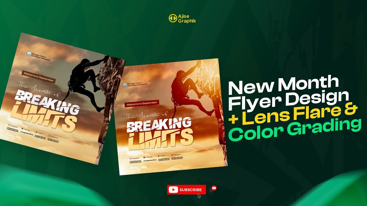 Your NEXT New Month Flyer Design should have a Creative Feel of Color ...