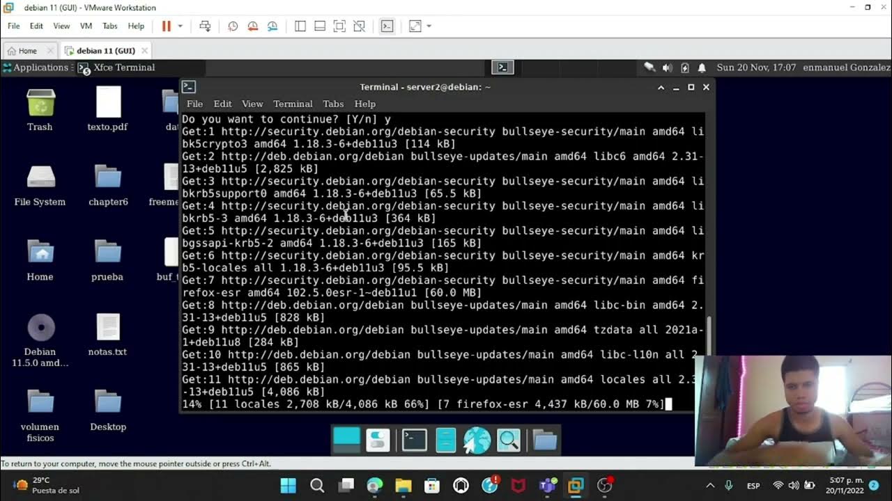 3 4 B Experiment 10 1 Automatización Con Scripts Bash En Debian 11 Youtube
