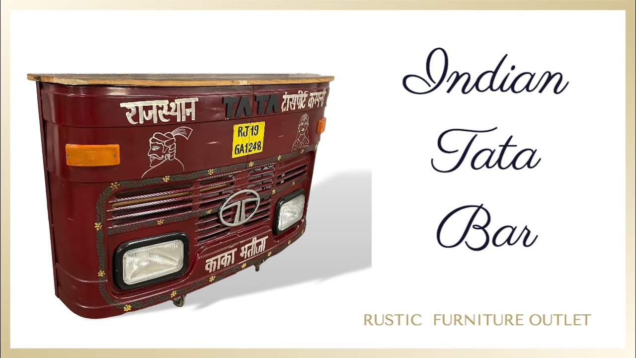 Indian Tata Bar | Rustic Furniture Outlet - YouTube
