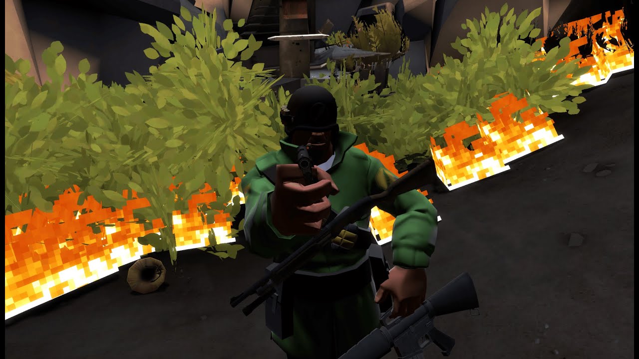 TF2 Soldier remembers zombies in Vietnam and has a PTSD episode over it ...