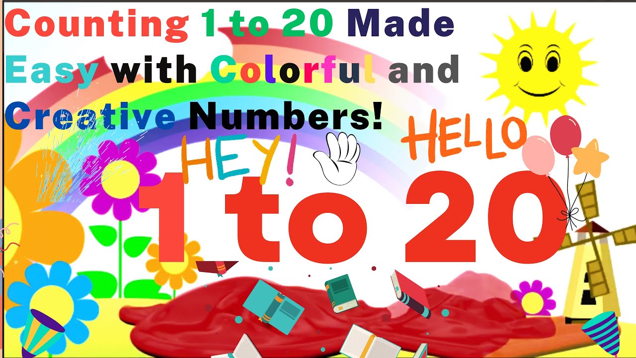 Discover the Joy of #counting 1 to 20 with #colorful #fun video | #123 ...