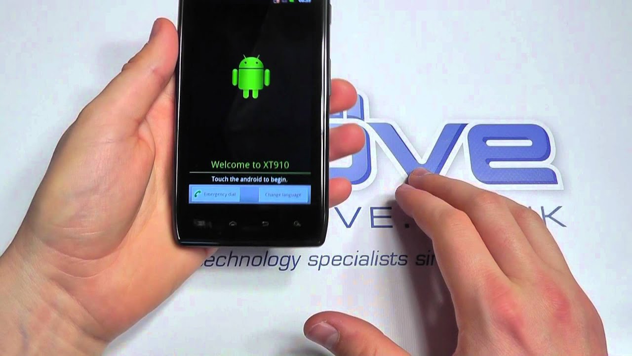 Motorola RAZR XT910 Android Smartphone Unboxing - YouTube