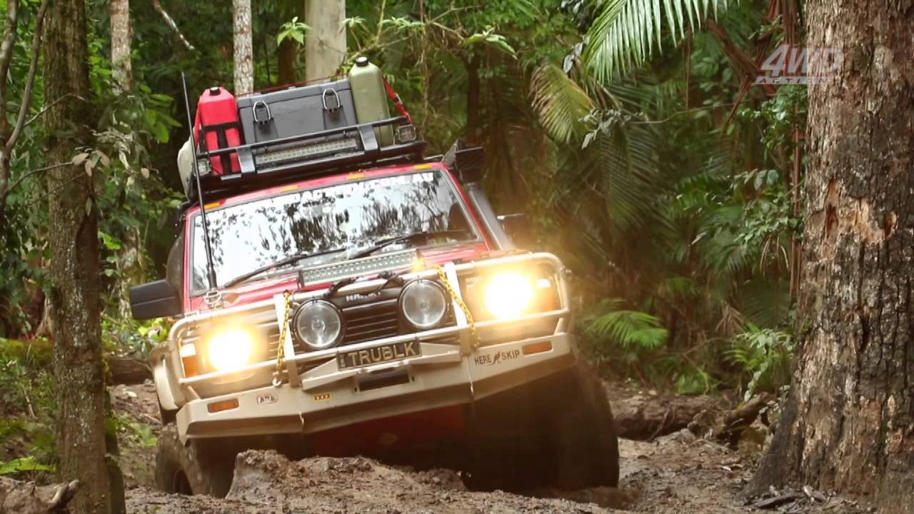 4WD Action DVD 240 - Brenno's 80 and Dan's GQ Custom Trailer - YouTube
