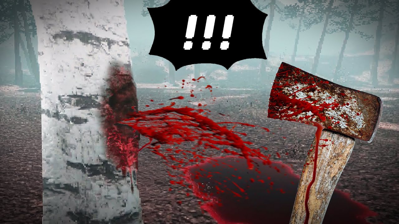 피같이 붉은 수액을 가진 나무를 자르면 벌어지는 일 (Bloodbark) - YouTube