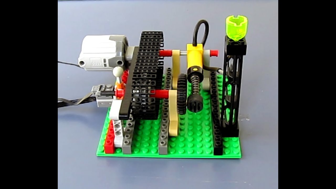 LEGO MOC 12 - Pneumatic Bubble Machine - YouTube