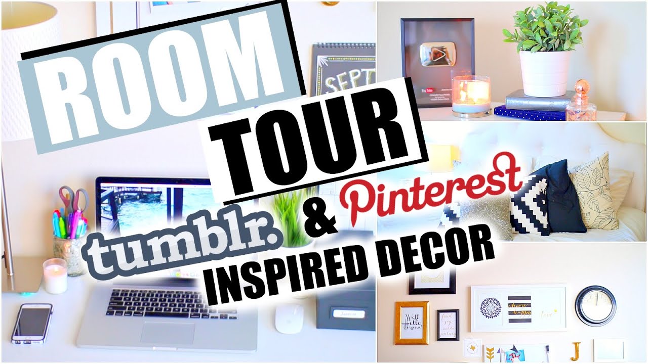 ROOM TOUR | Pinterest & Tumblr Inspired Room Decor - YouTube