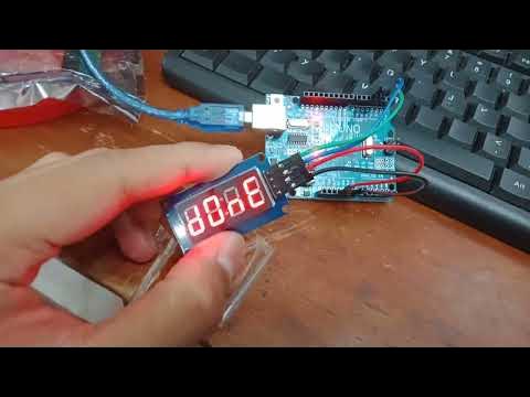 Arduino Interfacing TM1637 4-Digit 7-Segment Display - YouTube
