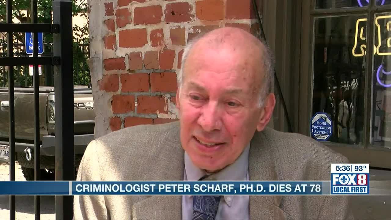 Longtime New Orleans criminologist Dr. Peter Scharf dies at 78 - YouTube
