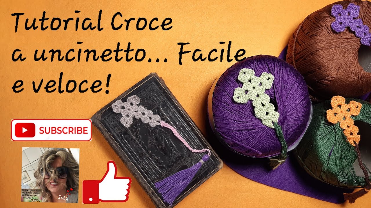 Tutorial Croce a uncinetto facile e veloce! - YouTube
