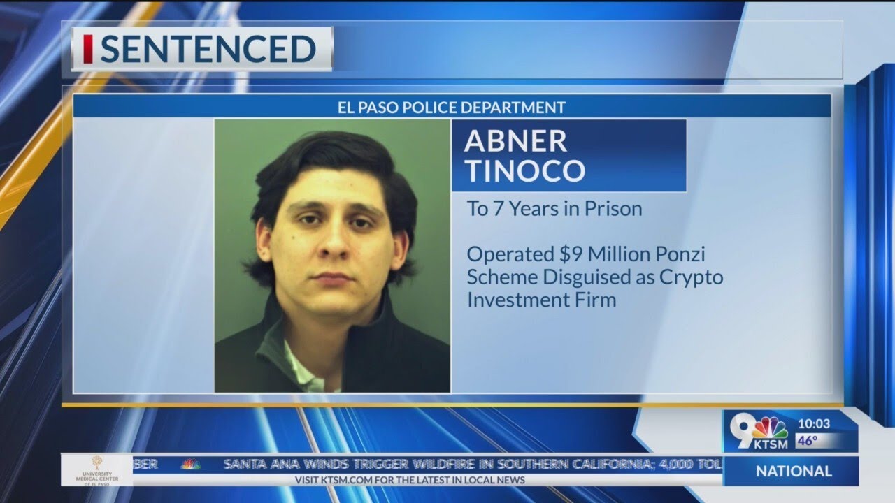 Abner Tinoco sentenced to 7 years in prison for ponzi scheme - YouTube