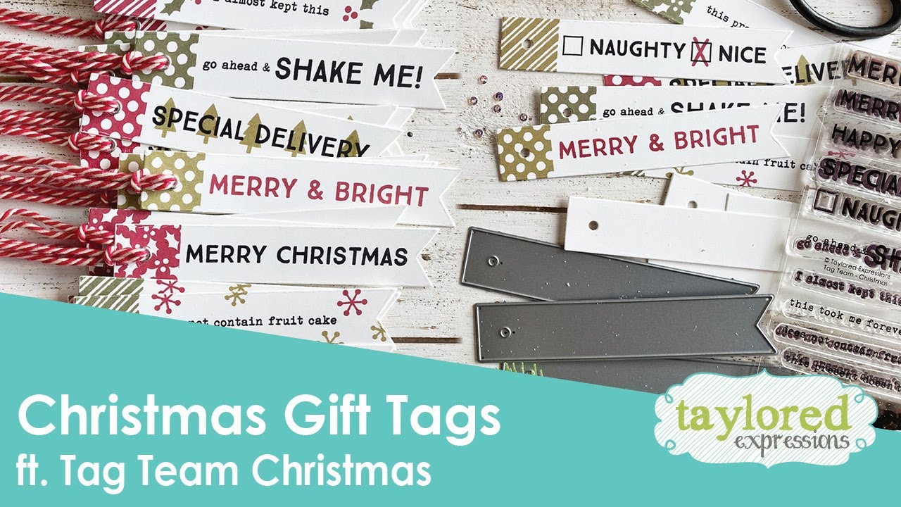Christmas Gift Tags (Tag Team Christmas) - YouTube