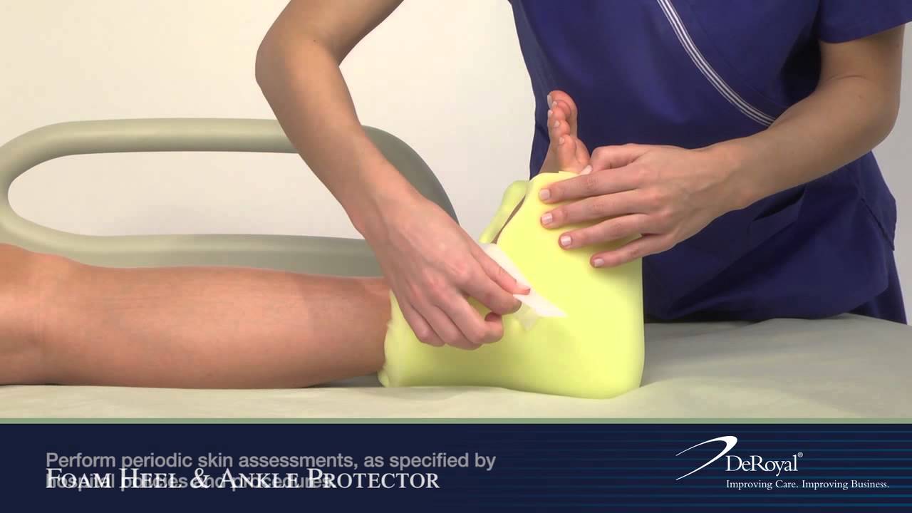 Foam Heel & Ankle Protector - YouTube
