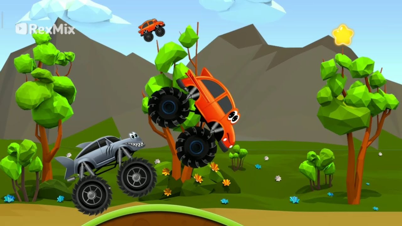See What Happens When Monster Truck Climbs Hill - YouTube