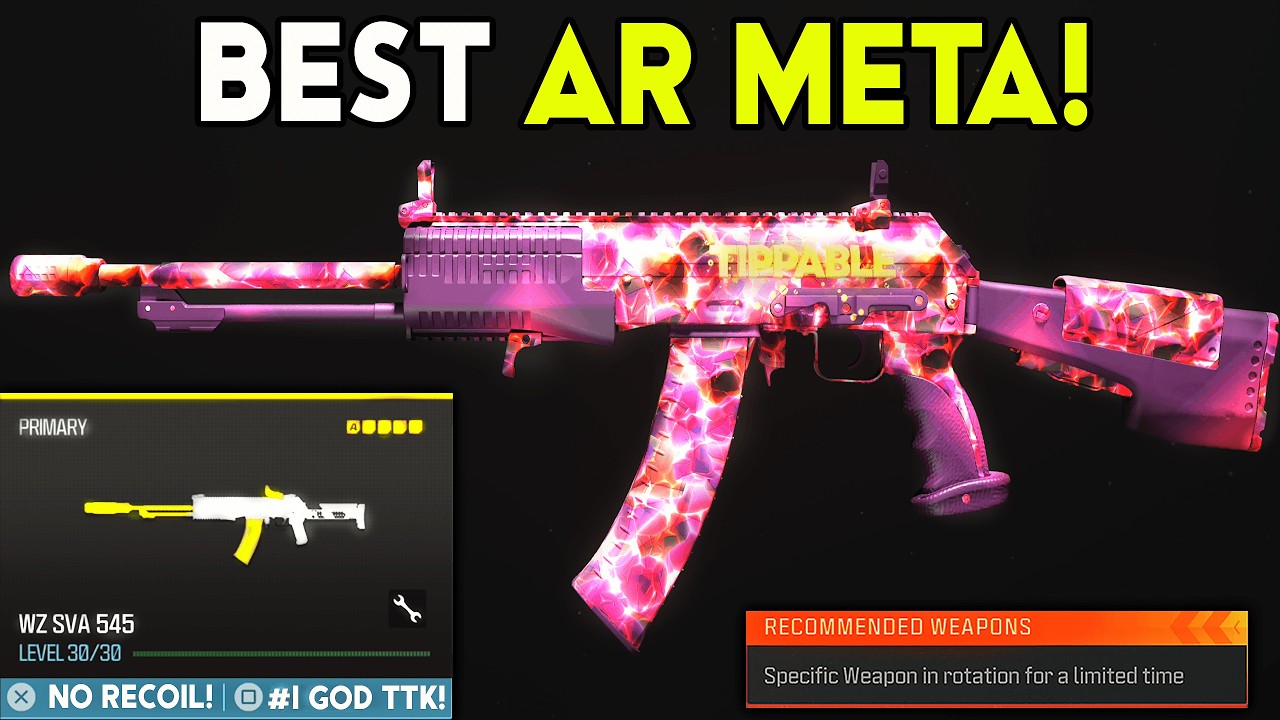 New NO RECOIL SVA 545 Loadout Meta is GOATED in WARZONE SEASON 4 (Best ...