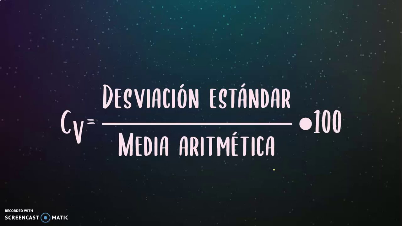 Módulo 70: Coeficiente de Variación: Definición, Cálculo e ...