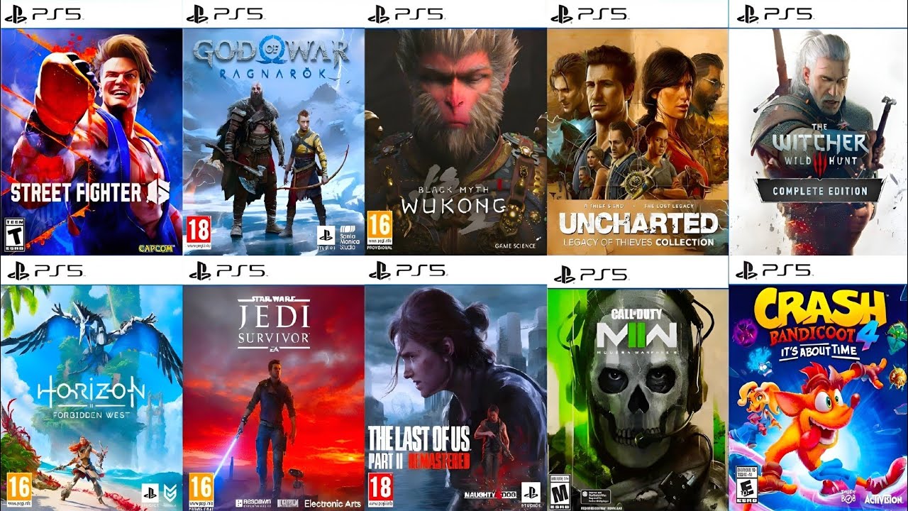 Top 30 Best PS5 Games Of All Time || 30 amazing games for PlayStation 5 ...