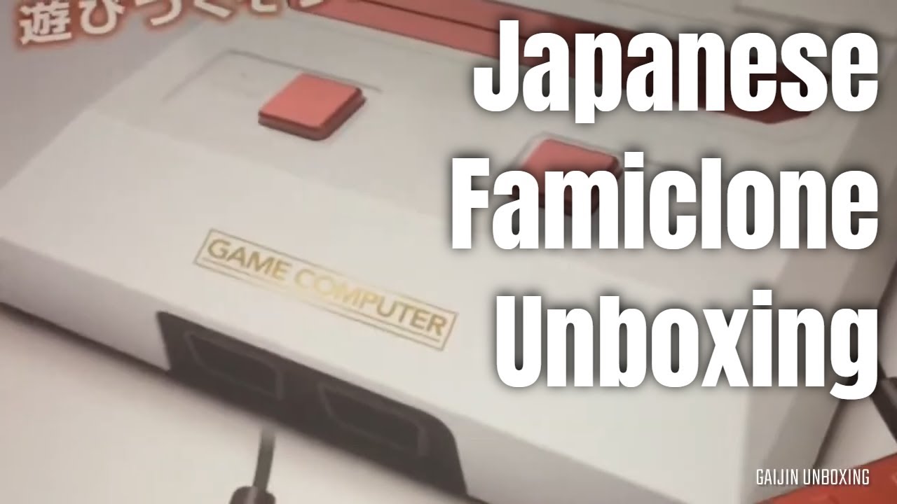 'GAME COMPUTER' Japanese Famiclone Console - YouTube