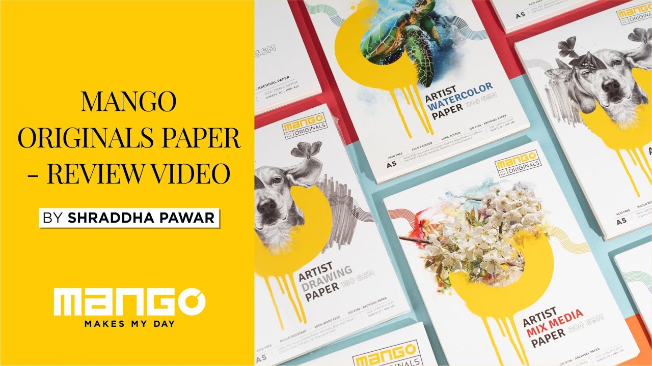 INTRODUCING MANGO ORIGINALS | 3 EXCLUSIVE ART PAPERS FOR YOU ️ - YouTube