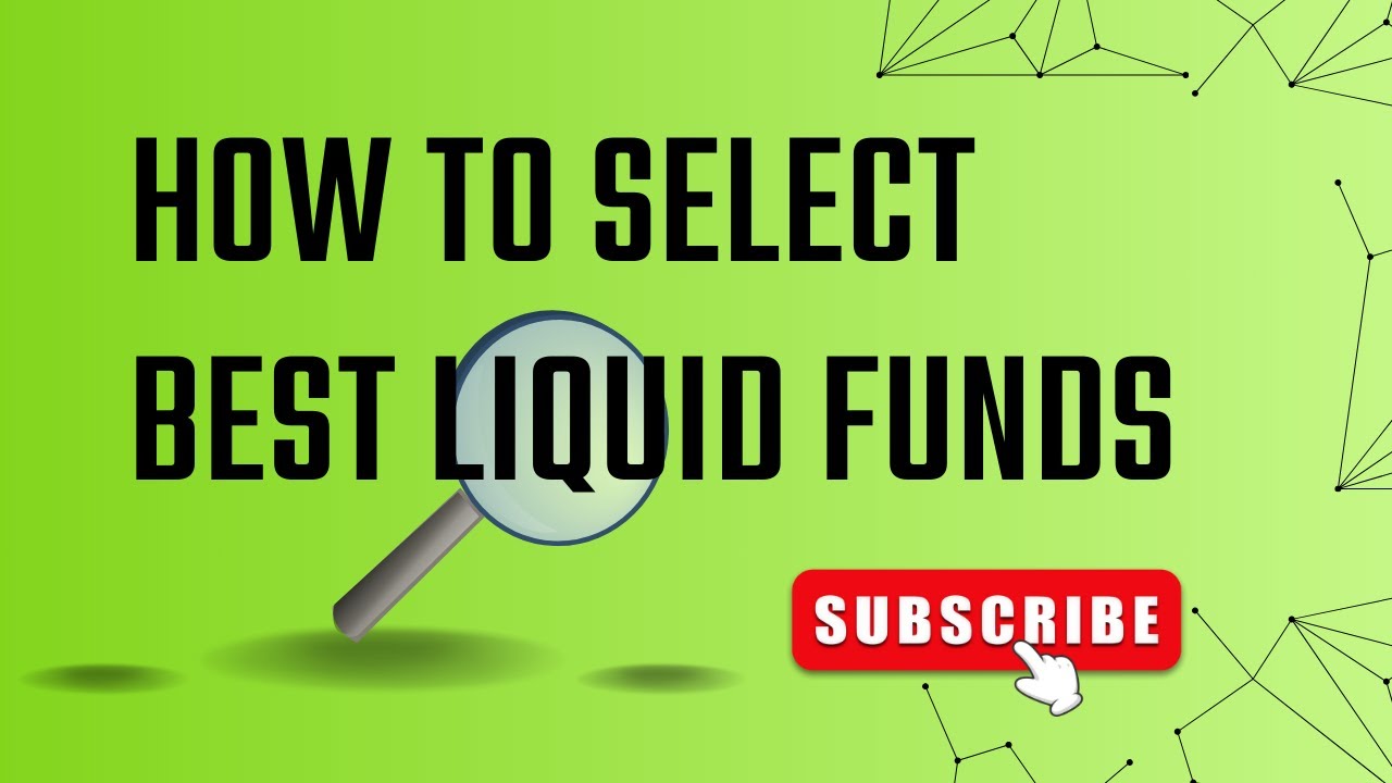 How to select the best Liquid funds with scanner - YouTube