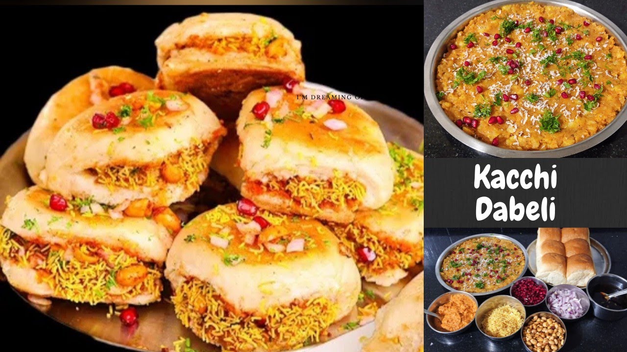Kacchi Dabeli Recipe👌Crispy , Yummy😋Street Style Kacchi Dabeli😋कच्छी ...