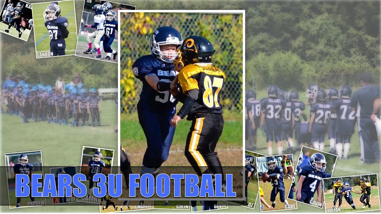 Hudson Litchfield Bears 3U Football Highlights - YouTube
