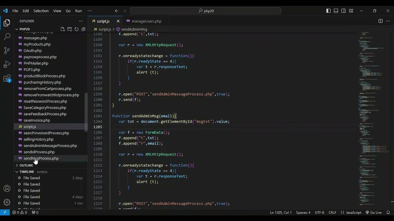 Program the message view and replying process 48 - YouTube