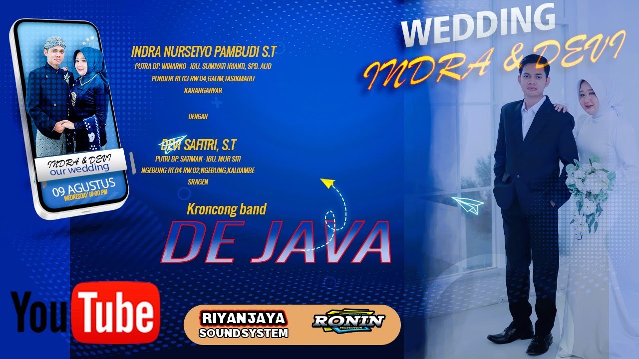 🔴LIVE NGUNDUH MANTU INDRA & DEVI // RONIN HD //DE JAVA music kroncong // 10 AGUSTUS 2024 - YouTube
