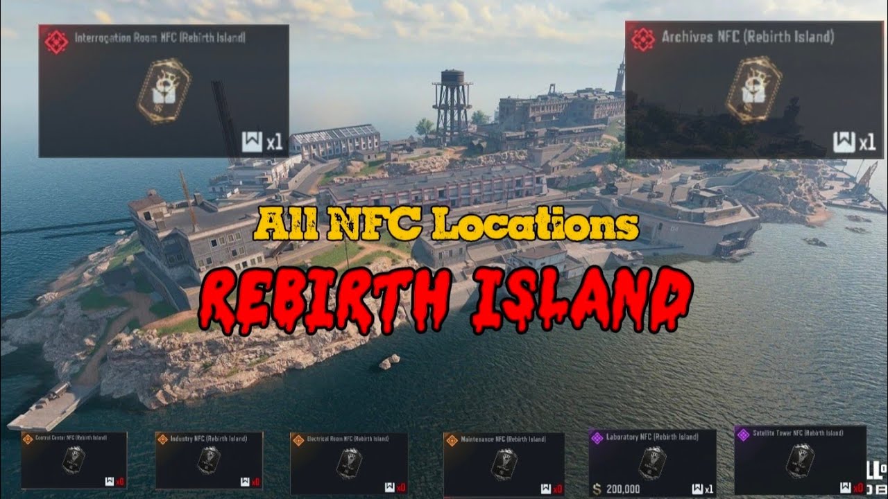 All NFC Locations in REBIRTH ISLAND | CODM DMZ - YouTube