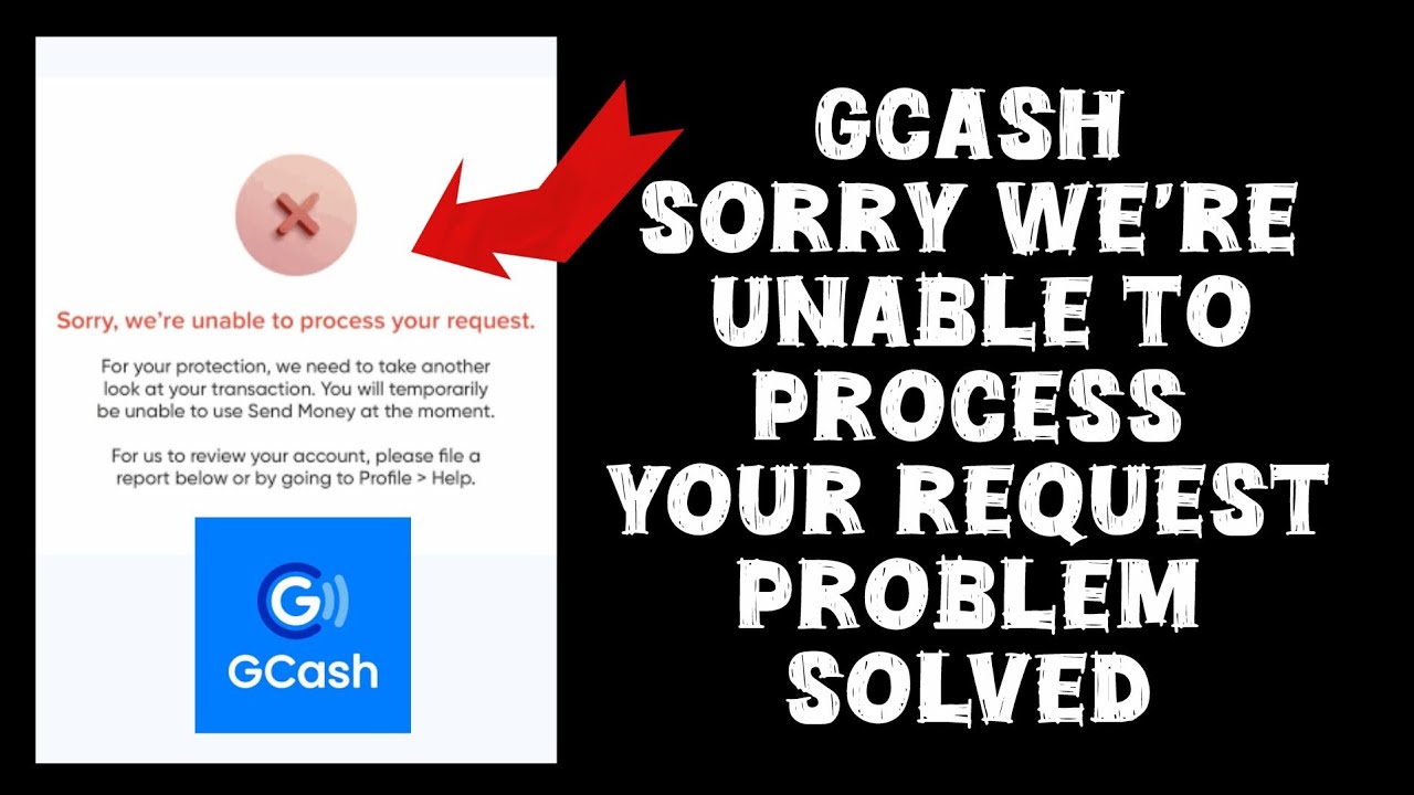 How To Solve GCash App "Sorry we're unable to process your request" Problem|| Rsha26 Solutions ...
