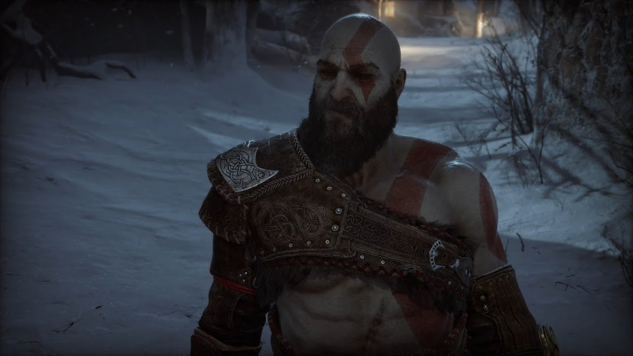 Kratos smiles again in god Of War ragnarok 😊 - YouTube