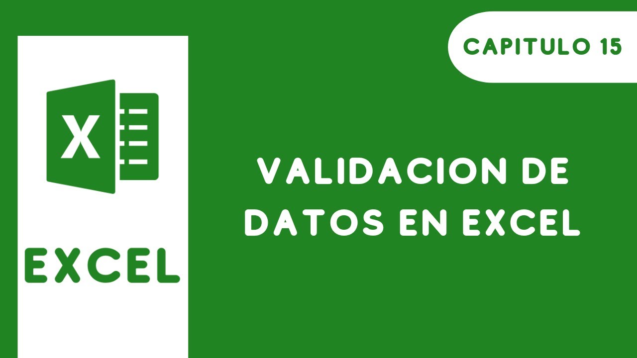 VALIDANDO DATOS EN EXCEL - YouTube