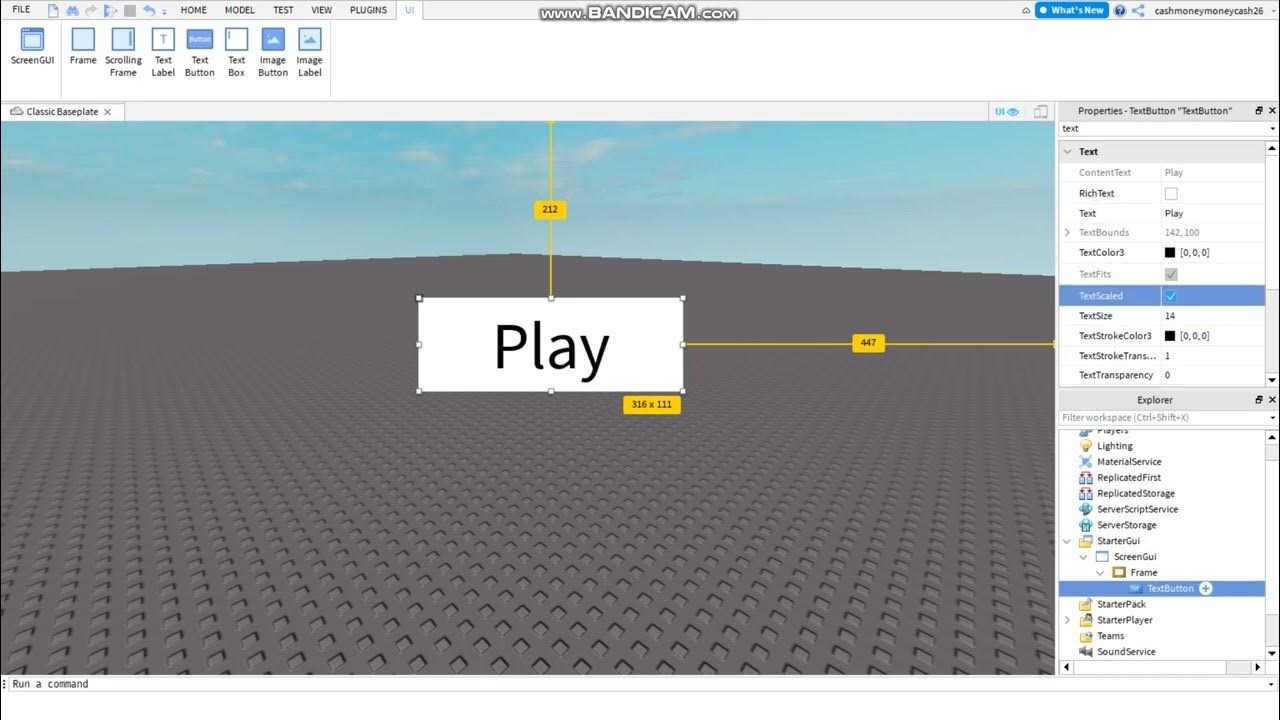 How to make an animated starter screen (Roblox Studio) - YouTube