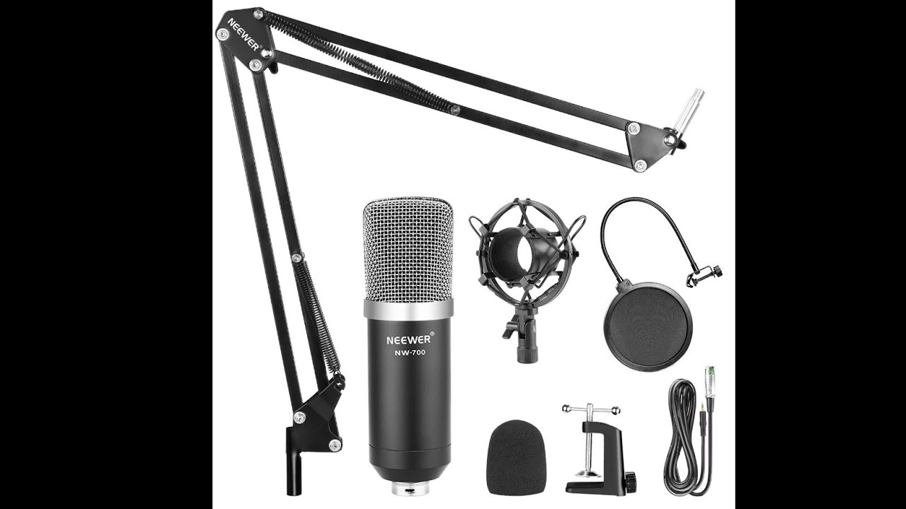 TUTORIAL DEL MICROFONO(NEEWER NW-700) - YouTube