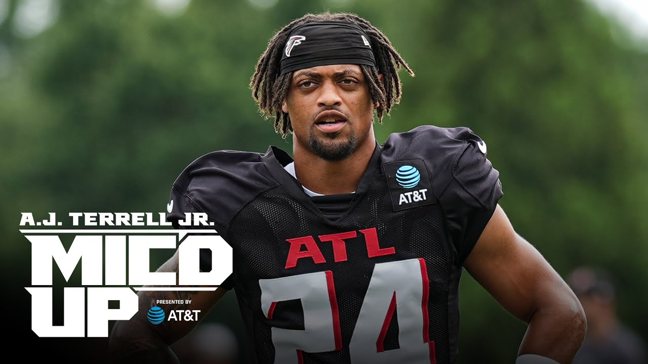 A.J. Terrell Jr. is mic’d up for joint practices with the Tennessee ...