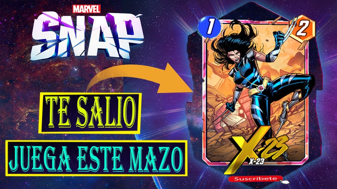 X 23 debes tenerla en marvel snap - YouTube
