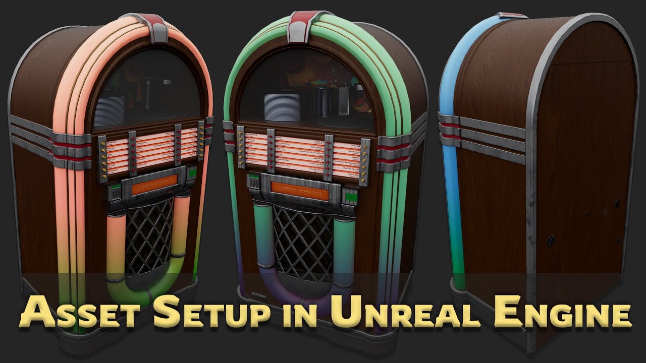Jukebox Mesh & Material Setup in Unreal Engine | Asset Guide - YouTube