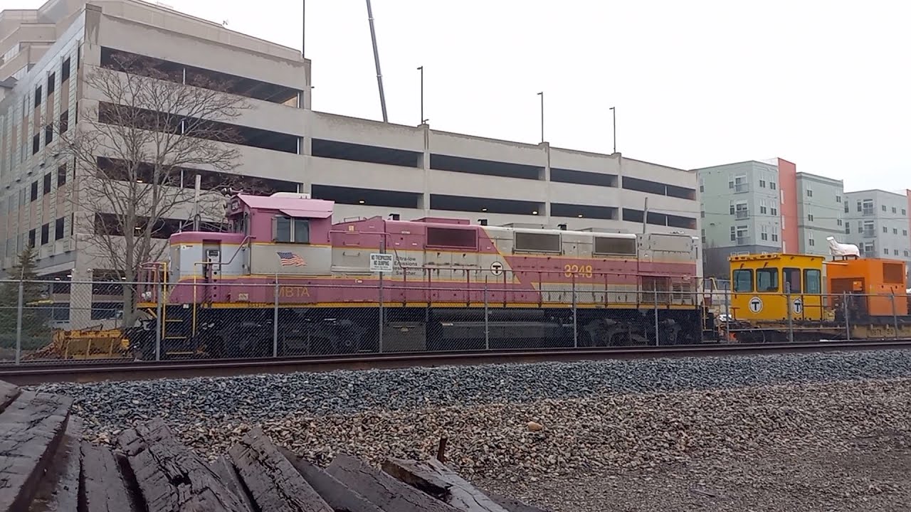 Rare MBTA Work Extra pays a Visit inside the Cambridge MOW facility ...