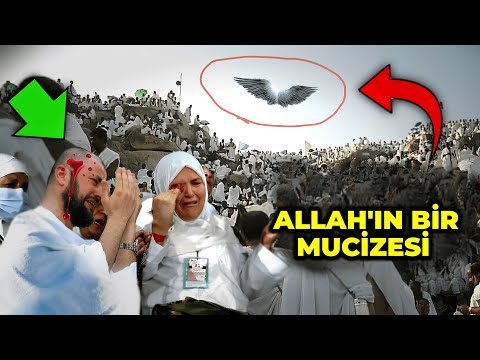 Bugün Arafat Dağı'nda Büyük Bir Mucize Gerçekleşti! Kâbe De Hacıları Şok Eden Görüntü!