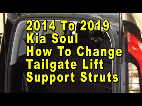 Kia Soul How To Change Tailgate Lift Support Struts 2014 To 2019 2nd ...
