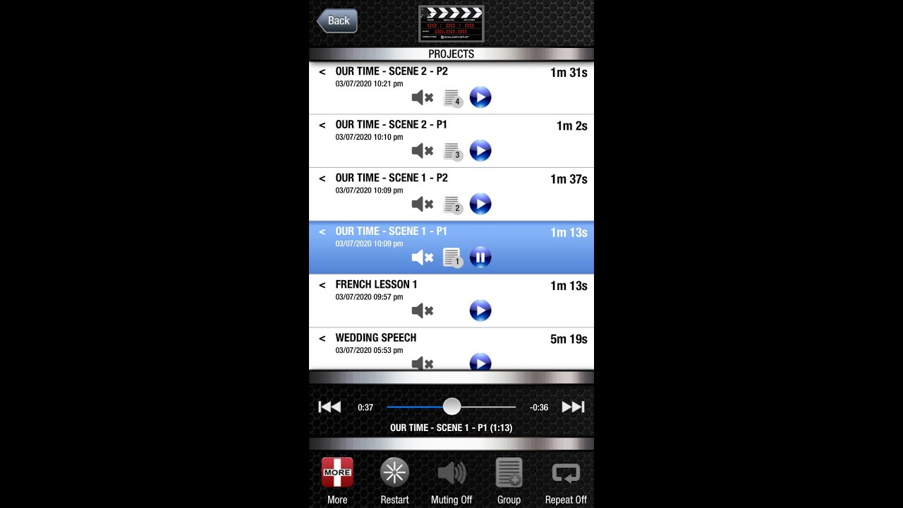 DialogMaster Pro - PROJECTS Screen Overview & Instructions - YouTube