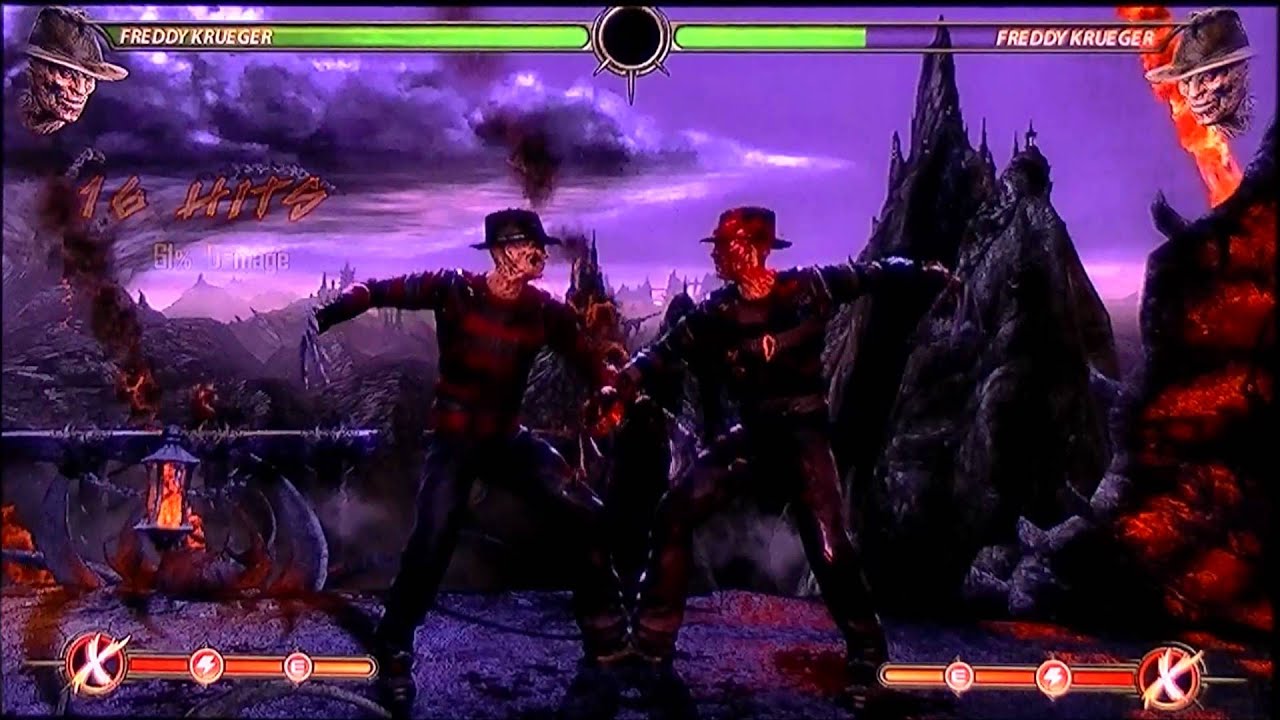 MK9 Freddy Krueger Combo - 61% - 1 Bar - YouTube